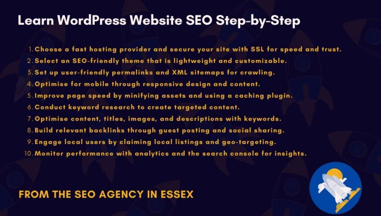 Learn WordPress Website SEO Step-by-Step | SEO Agency in Essex